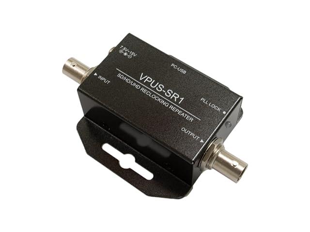 MEDIAEDGE メディアエッジ VideoPro 12G-SDI信号中継器（リピーター） VPUS-SR1・12G-SDI信号の70m延長 12G-SDI対応のL-5.5CUHD 相当ケーブルにて、パソロジカル信号の場合70m, カラー...