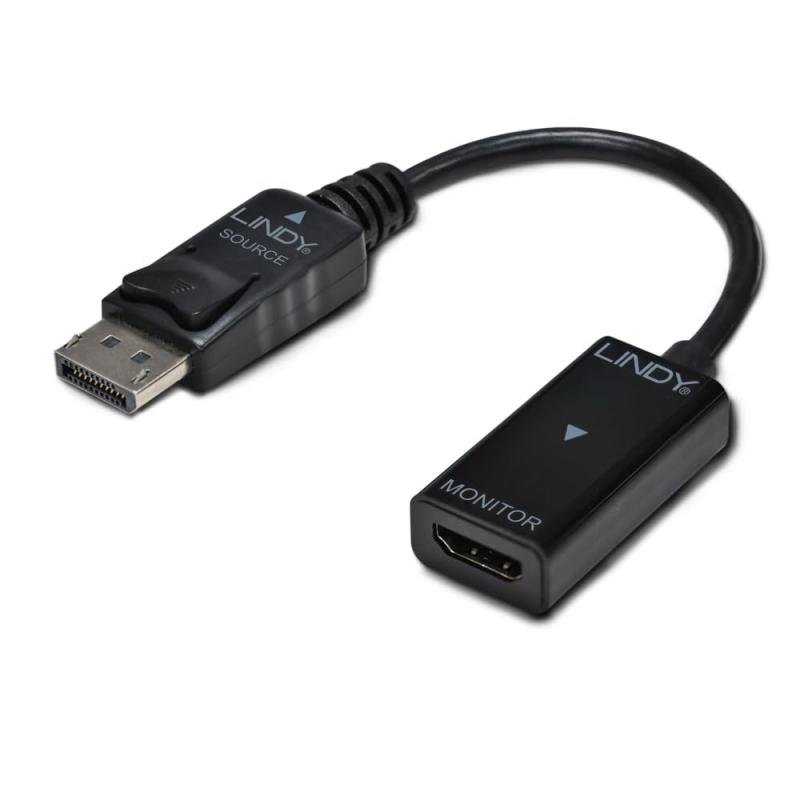 LINDY DisplayPort to HDMI 4K変換アタブタ(型番:41728)HDMI 1.4の基準に仕様しています4K（3840 x 2160@30Hz）に対応色深 10 / 12 bitに対応ドイツの国際ブランド LINDYヨ...