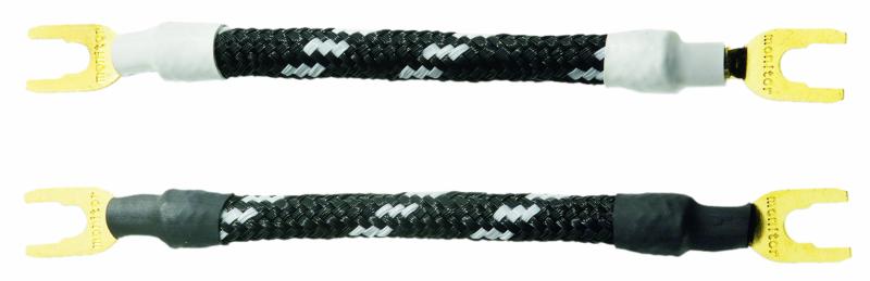 INAKUSTIK[インアクースティック]リファレンスシリーズ・バイワイヤ・ジャンパーケーブル [1台分 / 2本セット] RF-JUMPER形式:ジャンパーケーブルプラグ:外径8mm/内径6mmケーブル長:15cm