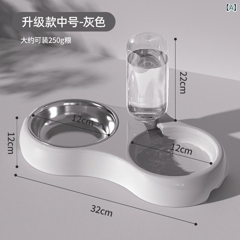 ペット 用水 飲み 器 給餌 器 猫 水 碗双 碗 二 合 一 自動 水飲み 器 ペット 用品 卸売り材料: プラスチック輸入するかどうか: いいえセット全体の自動給餌: いいえ商品番号: QW2525ブランド: キー特許取得済みの供給源か...