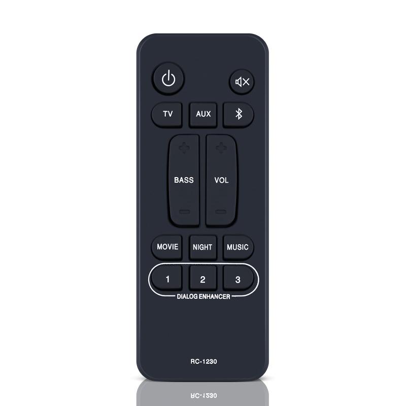 サウンドバーリモコン RC-1230 for Denon サウンドバー DHT-S316対応元のリモコンの紛失・反応しない（効かない）場合など故障によるお買い替え、交換用・予備用としてお使い頂けます。 電池、説明書は付属していません。 設定...