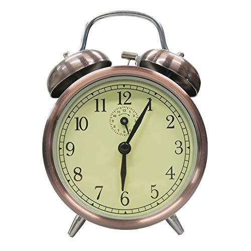 懐かし昭和のゼンマイ式レトロ目覚まし時計特徴：昭和の昔、懐かしい｢ゼンマイ式の目覚まし時計｣。市販品の殆どが電池式となる中で｢ネジ巻き式｣はもはや希少価値。背面のネジを巻くと、静かな｢カチカチカチ..｣という音と共に動き始めます。時間の遅れ...