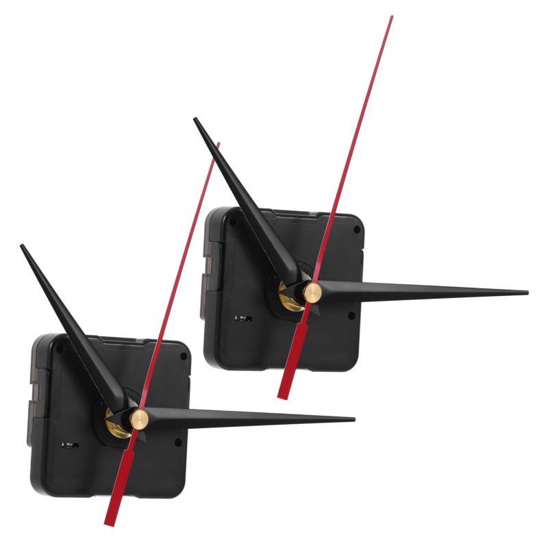 Ipetboom 2個 ホームクロックムーブメント 時計の針 籐掛け時計 LEDのの壁 電波 ムーブメントキット 屋外 天井 部品 アクセサリー ムーブメントシンプル静音設計：このWall clock movementは、ABS電子部品と ...