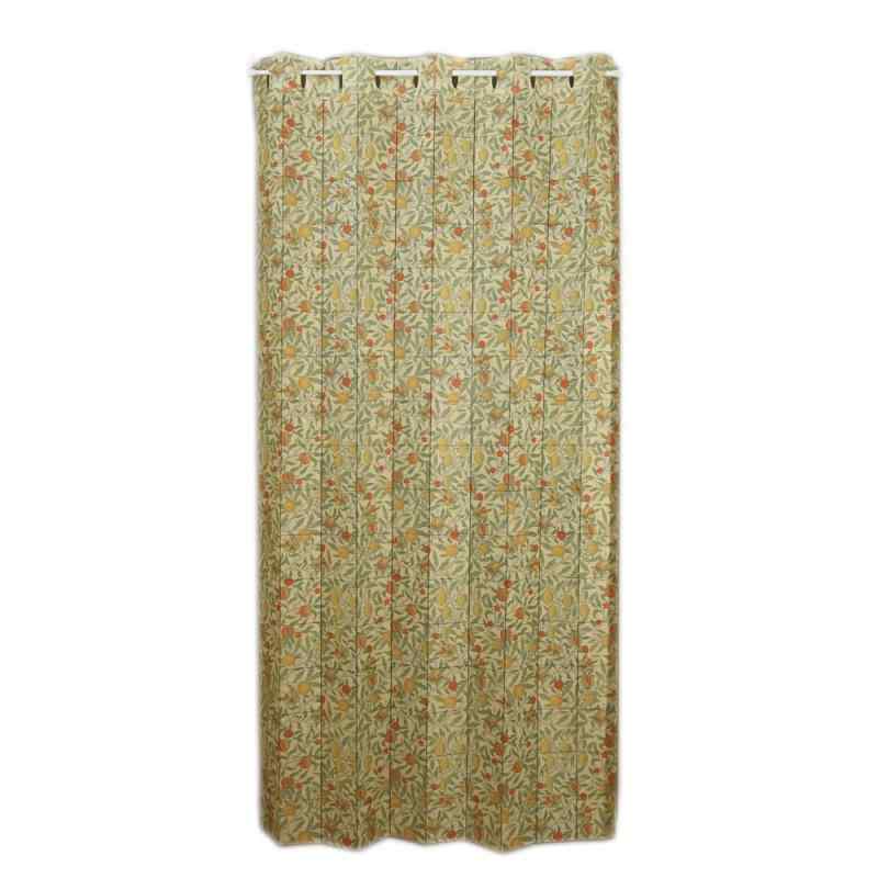[カエイレース] 日本製 パタパタ 間仕切り アコーディオンカーテン ウイリアムモリス 【 Fruit フルーツ 】幅100cm×丈200cm 長さ調整可サイズ：幅100×丈200cm【 プリントデザイン 】・ポメグラネート（ザクロ）とも呼...