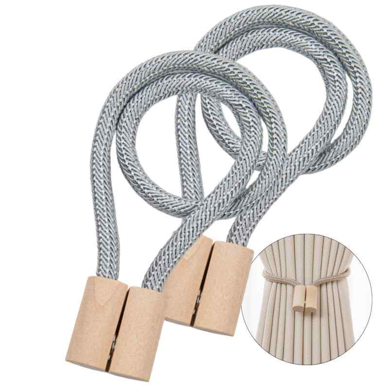 カーテン タッセル マグネット カーテンアクセサリー 木製 カーテン止め 2個セット カーテン飾り NYANDELMO【おしゃれなマグネット付きカーテンタッセル】カーテンの留め方・まとめ方が自由自在で便利なマグネット付きのカーテンホルダーで...