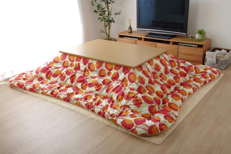 イケヒコ こたつ布団 正方形 ブラッド レッド 約205×205cm 国産 #6022319サイズ:約205×205cm75~90cm角のこたつ台に適応