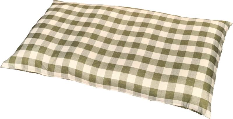 長座布団カバー 68 120 厚地CチェックF グリーン 68x120【特　徴】素材感のある生地【サイズ】約68X120cm【組　成】ポリエステル100％【その他】洗濯可能です。
