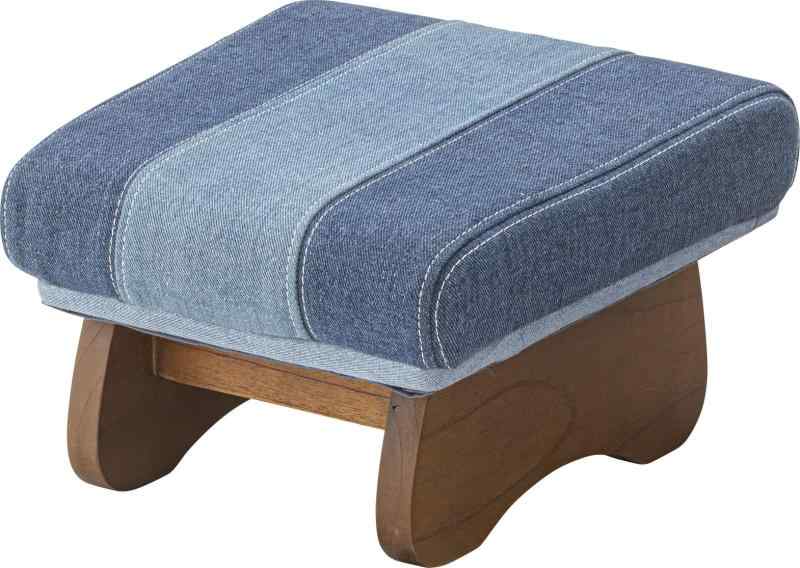 AZUMAYA 正座イス S NS-613Sサイズ(cm)：W30×D30×H19天然木(ミンディ) ラッカー塗装 コットンカラー：デニム