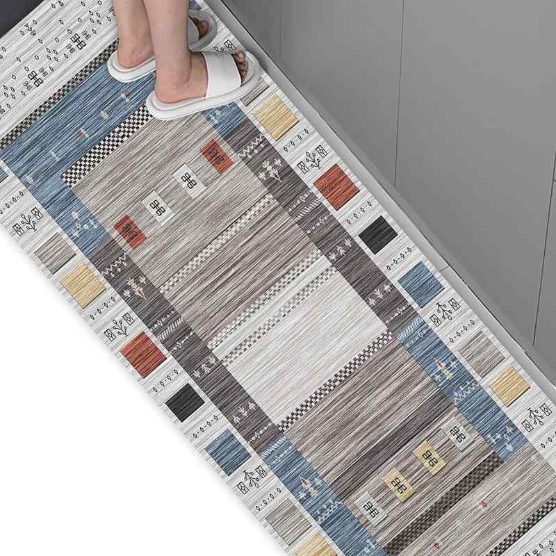 キッチンマット 台所 玄関 足ふき 床保護 滑り止め 超吸水 丸洗い可能 防臭 防ダニ チェア 段階 ペット LQI