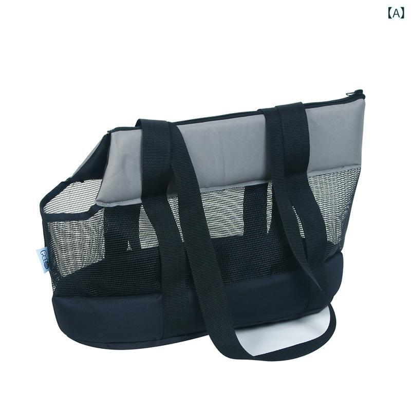 メーカー 卸売り 春 夏 外出 携帯 シングル 肩 ペットバッグハンドバッグ 折り畳み 可能な ネット 犬 バッグ 猫 バッグ材質: オックスフォード貨物番号: WS8029産地: 浙江省輸入ですか: いいえブランド: PETFANGFAN...