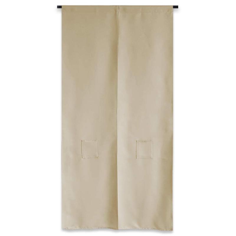 PONY DANCE ロング 間仕切り おしゃれ 遮光 のれん 暖簾 温泉 四季兼用 目隠し 障子 85x170cm ベージュ 1枚100％ポリエステル；ナチュラルな質感のやさしくやわらかな雰囲気でお部屋を彩る間仕切り・のれんです。カーテン...