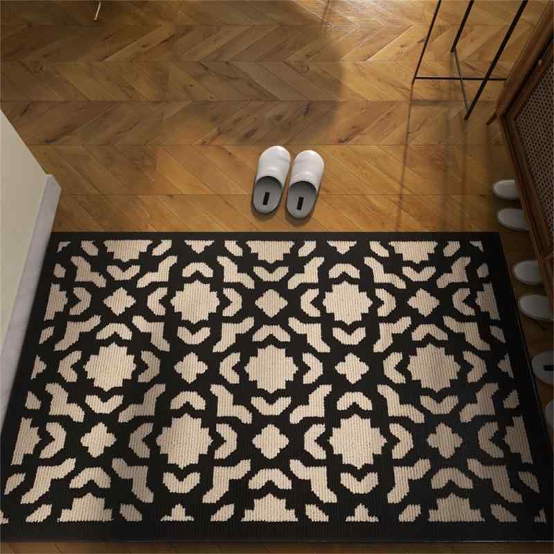 brontier 玄関マット 室内 おしゃれ 玄関マット 屋外 泥落とし 北欧 和モダン ドアマット 滑り止め 吸水 丸洗い 防音 家庭用 足ふきマット 床マット 業務用 大きめ 和風 洋風 耐摩耗【泥落とし効果抜群】マット表面の凹凸は屋内...