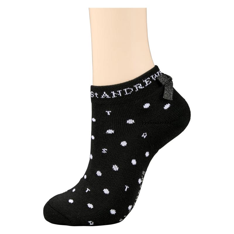 セントアンドリュース 継続定番商品 レディース アンクルソックス(防菌防臭・足底サポート) / ゴルフ 靴下 / 042-4986552レディースSIZE:S-M メーカー表示サイズ:22.5cm ~25cm