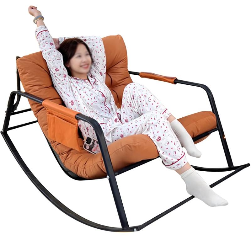 Floralies ロッキングチェア リラックス 揺れる椅子 2人掛け 読書椅子 バルコニー 楽 高耐荷重 水や汚れに強い 組み立て簡単 客間 寝室 家庭用 耐荷重350kg ガーデン 揺り椅子 屋内 屋外 兼用 通