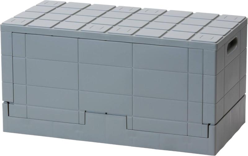 I’mD (アイムディー) グリッドコンテナー スタンダード 38.5L 60×30×30.2cm グレー 収納ボックスサイズ(約):約幅60×奥行き30×高さ30.2cm(折りたたみ時10.3cm)本体重量(約):約2.54kg素材・材質...