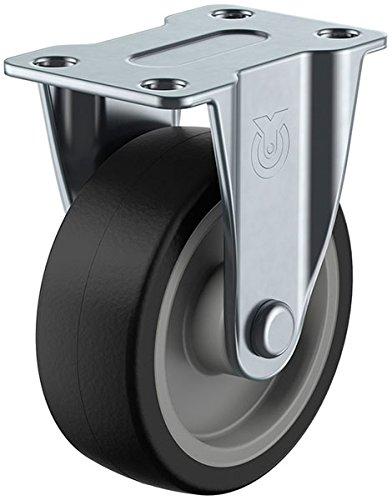 ユーエイ キャスター SR-100NR 固定車 ゴム 車輪径φ100mmサイズ : 100mm材質 : ゴムタイプ : 固定