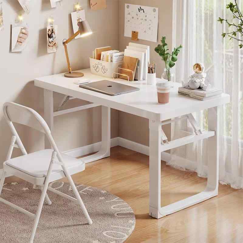 LBFXQ パソコンデスク 勉強机 U型 デスク 白いオフィス 机 PC作業台 幅80/100cm×奥行50cm 組み立て簡単 机 おしゃれ 化粧台 在宅勤務 仕事用 作業机 リモートワーク用[U字型テーブル脚]：オフィスデスクとコンピュー...