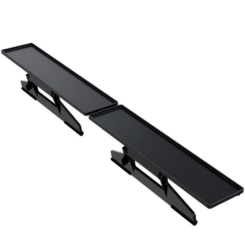 ディスプレイボード【小物収納 幅34cm x奥行8.4cm 耐荷重2kg】EURPMASK モニター ボード スクリーンシェルフオフィス収納 棚 モニターシェルフ オフィスアクセサリー テレビ台 滑り止めシート付