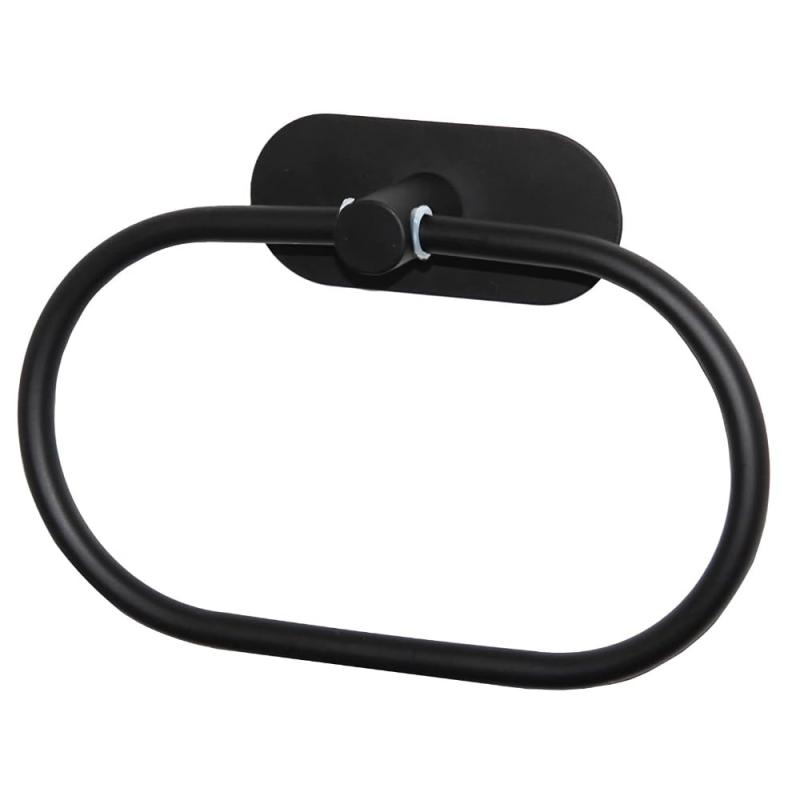 タオルリング 粘着 タオル掛け ステンレスタオルホルダー キッチン 壁掛 やバスルー 304ステンレス鋼 オーハンガーホルダー バスルーム キッチン用【仕様】 リング長: 222 mm; リング幅: 130mm、雑巾などの一時的な収納にも最...