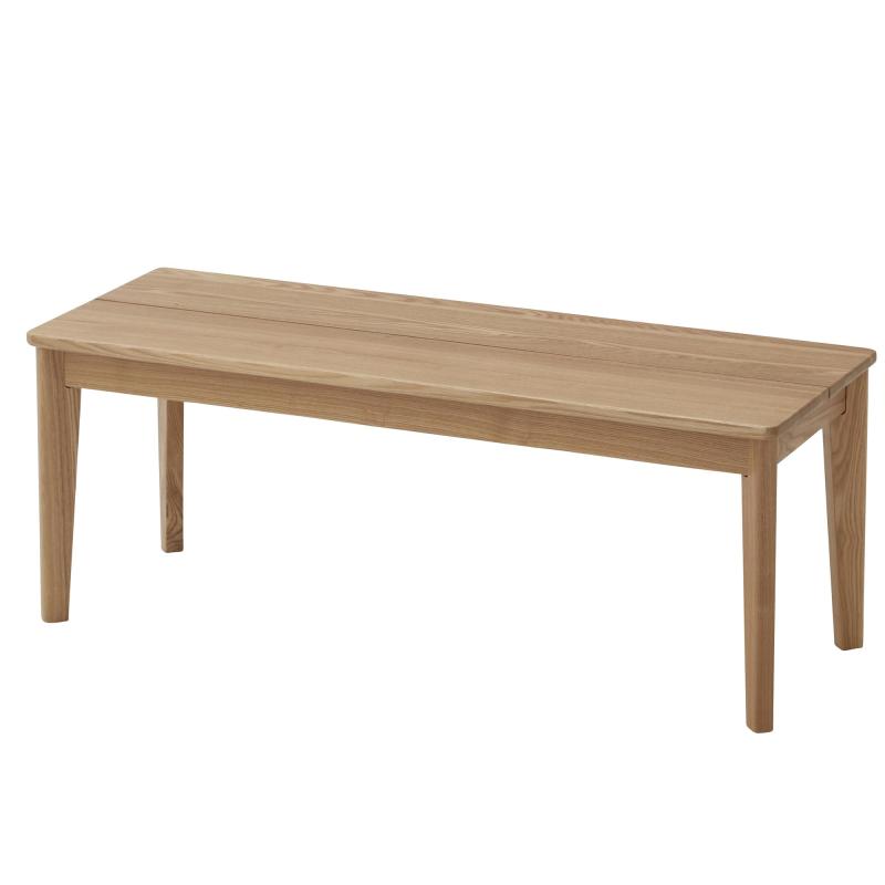 ダイニングベンチ 2人掛け 幅110×奥行40×高さ42cm ナチュラル 462469サイズ：幅110×奥行40×高さ42cm重量：11kg素材：タモ無垢材