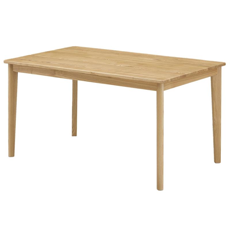 ダイニングテーブル 単品 リビングテーブル 食卓テーブル 幅135×奥行80×高さ70cm ナチュラル 462466サイズ：幅135×奥行80×高さ70cm重量：23kg素材：タモ無垢材