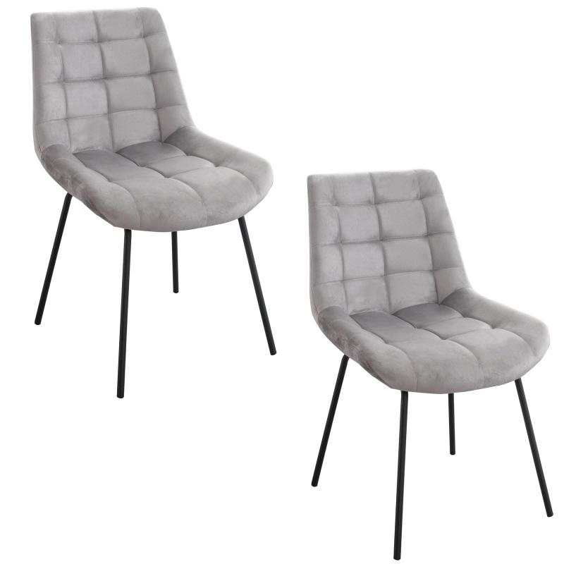 宮武製作所 ダイニングチェア Lement（レメント） 2脚セット ライトグレー DCH-1000_LGY商品名 ダイニングチェア Lement（レメント）サイズ 幅51×奥行き57×高さ79cm（座面高：46cm）材質 張地：ポリエステル...