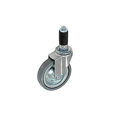 矢崎化工(Yazaki Kakou) イレクター パイプキャスター 100Φゴム車YGR-100 ST YGR-100-ST入数:1個サイズ:100×50×186mm材質/仕上:金具:スチール、車輪:ゴム