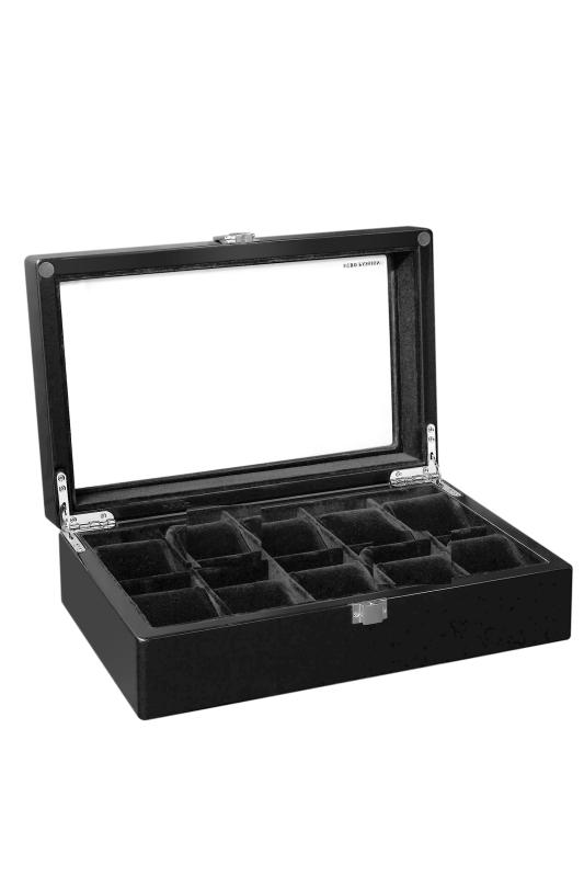 コレクションボックス 10本収納 A375-BK10本収納サイズ：W29.9×D18.8×H9.1cm素材：MDFウッド