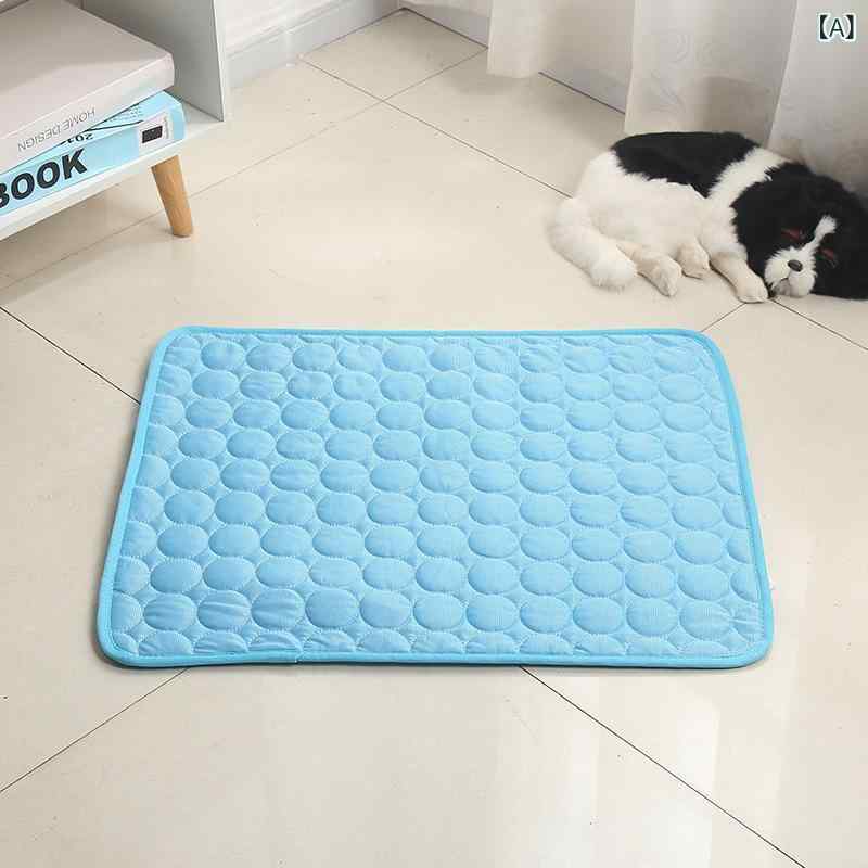 越境 ペット 用 アイス パッド 夏 用 冷却 アイスシルクスリーピングパッド 猫 用 ソファ パッド 噛み 防止 犬 用 アイス パッド ペット パッド 卸売材質: ナイロン産地: 浙江省輸入ですか: いいえ製品カテゴリ: シートクッショ...