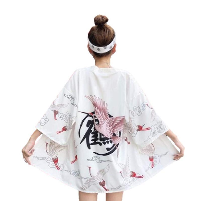 [AiO　JAPAN] 法被 鳳凰 花魁 ブラック ホワイト 夏祭り 寺 神社 羽織り 半纏 長半纏 半天 袢天 半被 はんてん ハッピ はっぴ お祭り衣装水墨画 狼 伏見稲荷 和風 和柄 複数柄AioJapanが取り扱う法被は豊富なバリエ...