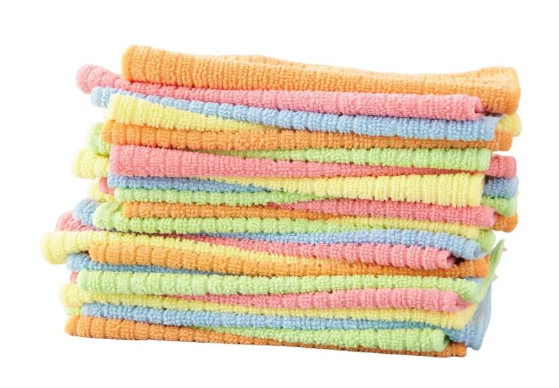 日本クリンテック(Nihon Clean tech) コスピカ雑巾 ふきん クロス 25枚 幅30cm 長さ20cm マイクロファイバー 超極細繊維 キッチン フローリング 浴室 洗面所 水拭き カラ拭き【サイズ】W300×H200mm／枚...