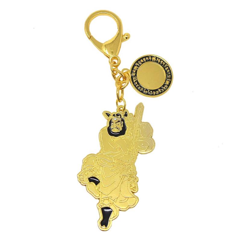（イスイ）YISHUI 風水 fengshui  ゴールデン 鐘馗「しょうき」KeyChainをぶら下げ保護 W4244サイズ：13×3.5cm ( 5×1.4 in )ゴールデン 鐘馗「しょうき」KeyChain重さ：36g一人で運転する...