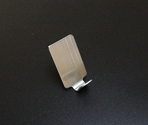 Sike バスルーム トイレ 粘着式コートとバスローブ用ダブルフックつや消しステンレス鋼8個 [並行輸入品]で出来ている ステンレス材、耐久性としっかりした、錆びない.耐久性があり、取り付けが簡単です.壁、ドア、浴室、家庭などに最適.&lt...