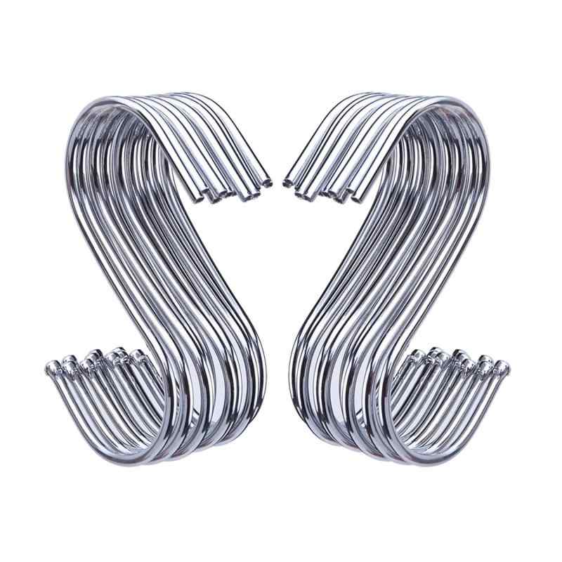 Outus 20 Pack S Shaped Hooks Hanging Hooks Hangers for Bathroom, Bedroom, Office and Kitchen by Outus材質：金属重量：10 - 11 g /...