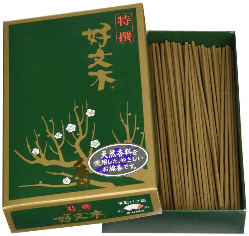 梅栄堂のお線香 特撰好文木 平型バラ詰原産国 :日本