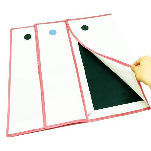 イニコライフ着物 収納ケース 3枚組 たとう紙 デザイン 通気性の良い 厚手 不織布製 (改良)大きく開くファスナー式 3方開き 小窓付 収納袋 しわになりにくくホコリや汚れを防ぐ 保管袋【通気性の良い 厚手 不織布製】着付け師が考案/こだ...