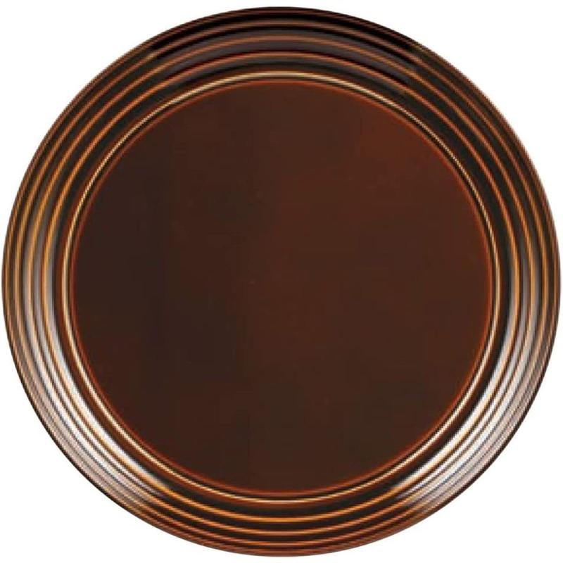 J-kitchens お盆 8寸 ロクロ目丸 （ 盆 トレイ トレー ） 漆調栗春慶塗 日本製サイズ:Φ24.2x3.2cm素材・材質:ABS生産国：日本和モダンな漆器のお盆は食卓を落ち着いた雰囲気に演出してくれます。職人が一つひとつ丁寧に...