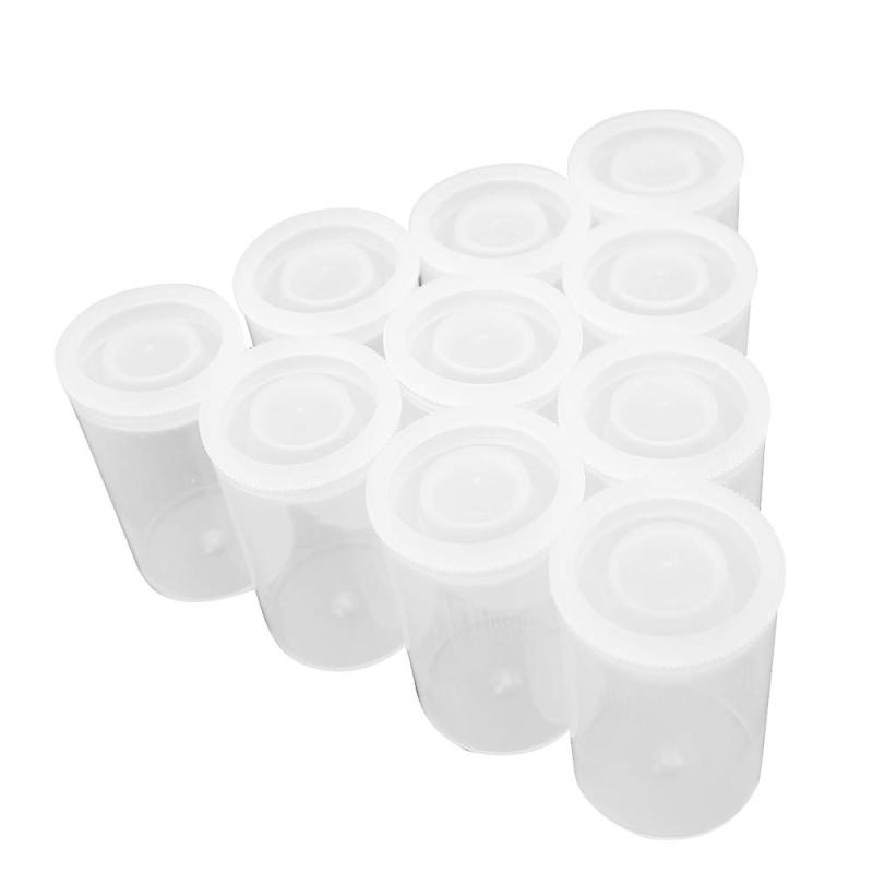 kazy しっかり密閉 液漏れしない 保管に便利 プッシュバイアル クリア 30ml 液漏れ防止 保存容器 フィルムケース 小物入れ ビーズ ハンドメイド ジュエリーカメラのフィルムやSDカードなどを保管できるフィルムケース10個セットです...