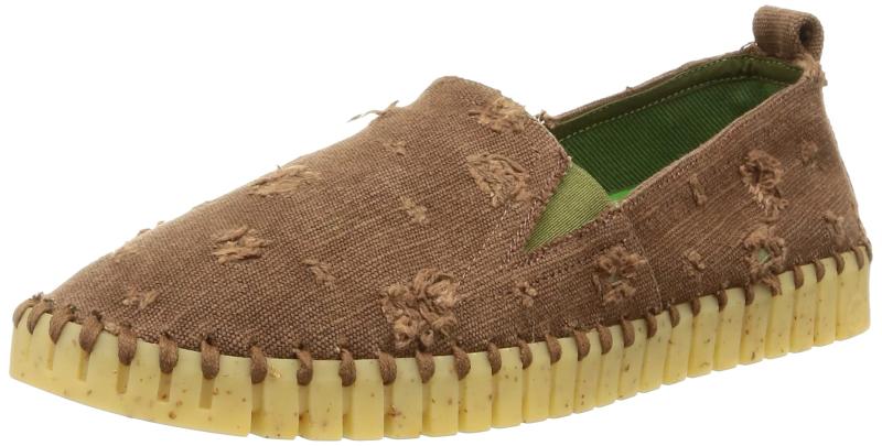 [スローウォーク] 10591W BONES-W DISASTER BROWN FOSIL ECO スリッポン ブラウンxベージュ 24.5 cmソールの厚さ:2.5cm