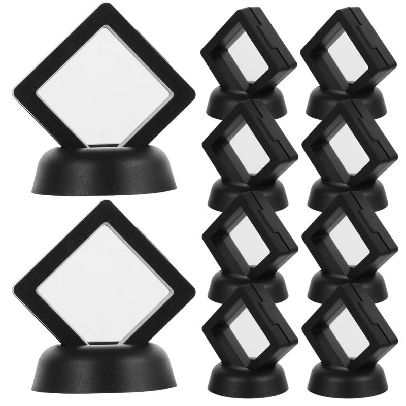 STOBOK ジュエリー ディスプレイ クリア ディスプレイ スタンド イング 棚 ディスプレイ 棚 ショー ラック リング ジュエリー クリア フィルム フローティング ディスプレイ ホルダークリアフィルムフローティングディスプレイホルダ...