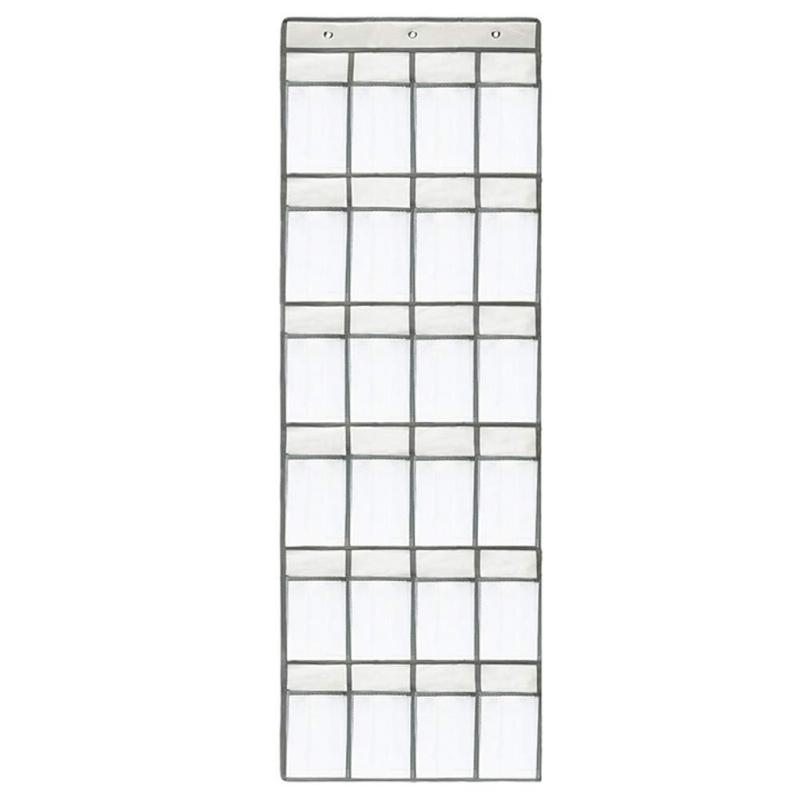 ウォールポケット吊り下げ収納 壁掛け式ラック ドア収納 小物入れ 整理整頓 シューズラック 24ポケット 12ポケット【壁面収納】収納ポケットがたくさん付いている壁掛け式ラックで、靴収納から小物入れまで大変便利です。24ポケット、または12...