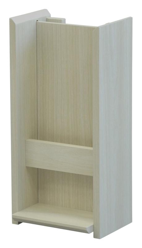 エイアイテック(AITECH) AIS おふだ立て(小) ホワイト GKD-02WH本体サイズ(約):幅17×奥行13×高さ35cm主材:プリント紙化粧繊維板生産国:タイ内寸(約):前/幅14.5×奥行2.5cm、後/幅14.5X奥行3cm...