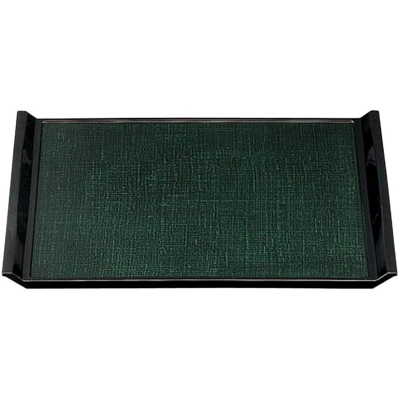 J-kitchens お盆 尺4ウエーブ布目 盆 グリーンカスリSL(約 42.7 x 31.5 x 2.9cm) 日本製サイズ:42.7x31.5x2.9cm素材・材質:ABS生産国：日本和モダンな漆器のお盆は食卓を落ち着いた雰囲気に演出...