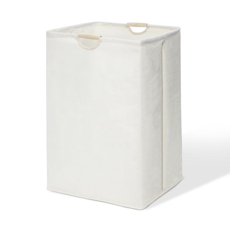 Caroeas 洗濯カゴ 58L ランドリーバスケット 折り畳み式 取っ手付き ランドリーかご 洗濯物入れ 洗濯バスケット ランドリーバッグ ランドリーハンパー 家族や寮での衣類収納 大容量 ランドリ