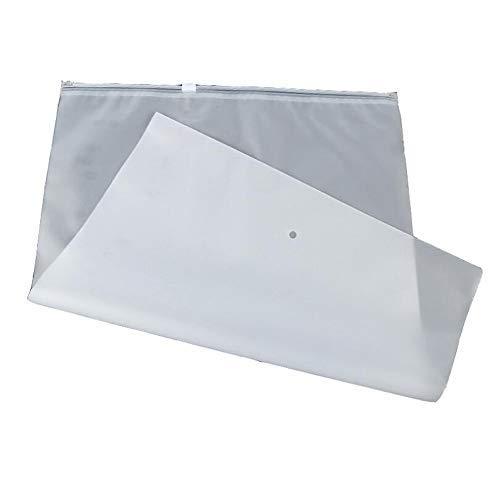 HJ ポリ袋 収納バッグ 衣類収納袋 ポリバッグ ビニールバッグ トラベル袋 透明封筒 収納袋 厚型 撥水 チャック付き 下着収納 旅行、出張（磨り 0.20mm）自宅で片付け用上に、旅行・出張・キャンプ・突然の外泊などの場合にも大活躍旅行...