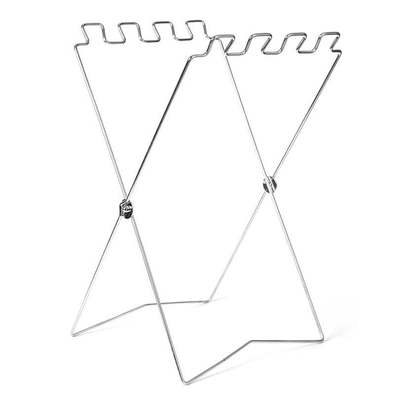 FamGift ゴミ袋スタンド 折りたたみ式 簡易 便利 キッチン アウトドア スタンド式 ゴミ箱 鉄線折りたたみ棚 コンパクト 家庭用 キッチン アウトドアキャンプ バーベキュー用 ごみの分別（ホ【持ち運びや安定性】折りたたみ可能な設計に...