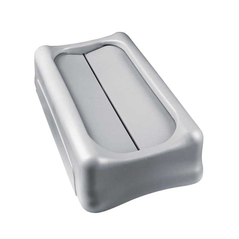 ラバーメイド(Rubbermaid) Vented Slim Jim 用スイングフタ グレー FG267360GRAY適合本体:全てのスリムジムコンテナ色:グレーポリエチレン(PE)