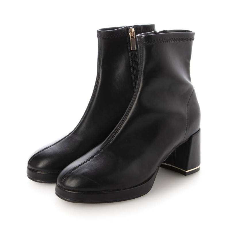 【EVOL】【S-LLサイズ展開・柔らかい】ストレッチ7cmショートブーツストレッチ7cmショートブーツ