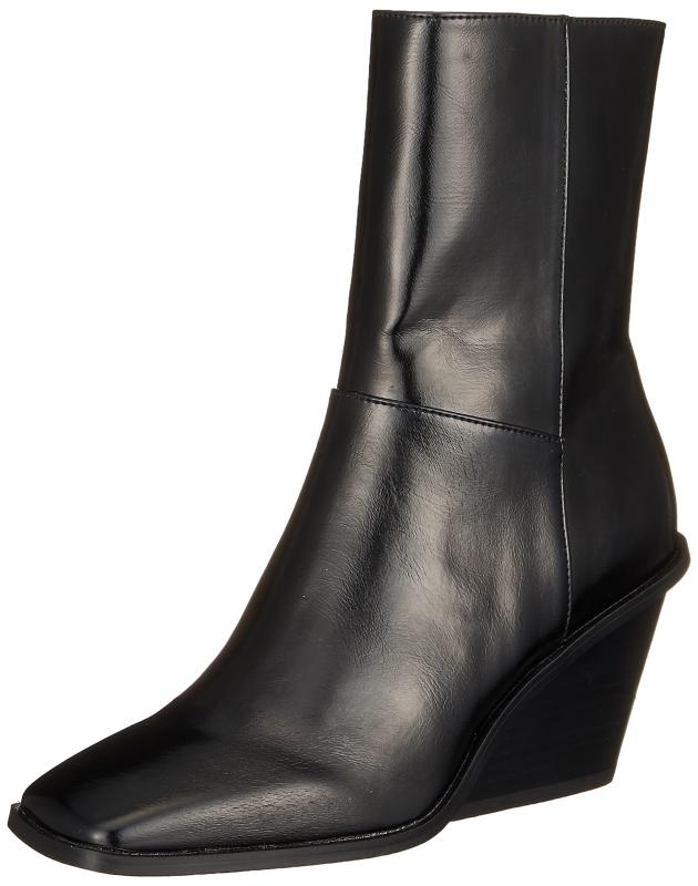 [リリーブラウン] スクエアトゥブーツ LWGS224378 レディースプラットフォームの高さ:1.5cm筒丈:15cm/履き口:25cm(計測サイズ:M)