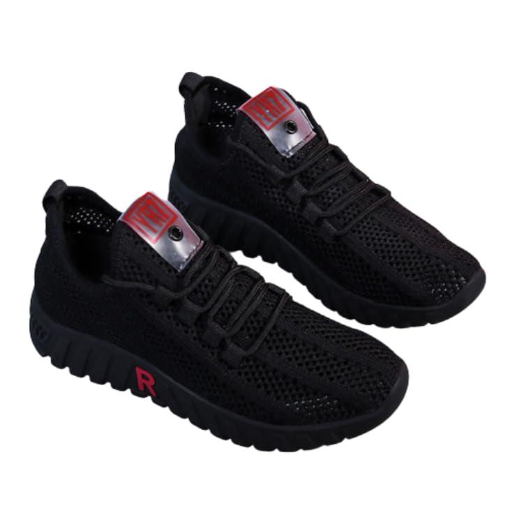 [FleurUneffe] s130 蒸れない メッシュ レディース スニーカー 白靴 黒靴 白スニーカー 黒スニーカー 夏靴 24.5 24 23.5cm メッシュ靴 通気性 ランニングシューズ フィットネス ウォーキング 作業靴 箱など...